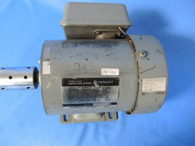 Hitachi TFO K 3-phase motor, 0.4 KW